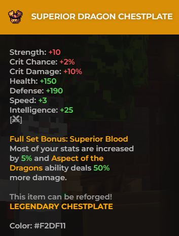 Buy SUPERIOR DRAGON AND MAXED SHAD in MINECRAFT: HYPIXEL Items - Offer ...