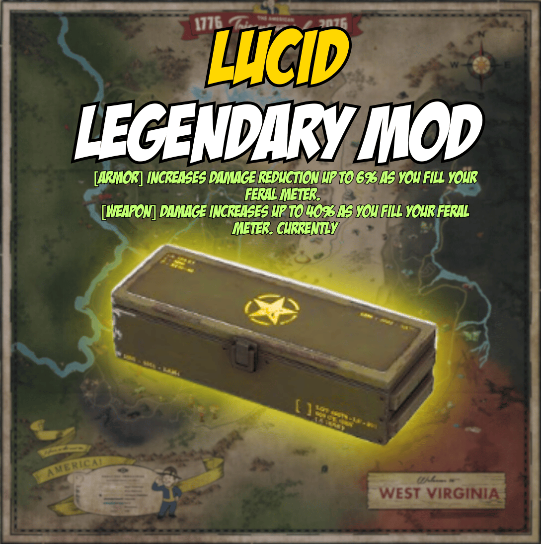 Buy Lucid Mod | Lucid Legendary Mo in FALLOUT 76 Items - Offer #2534287842