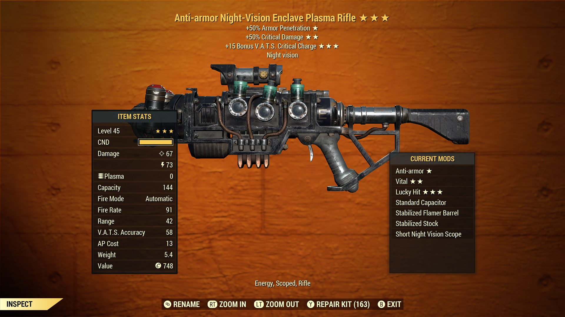 Buy [XBOX] Anti-armor Enclave Plas in FALLOUT 76 Items - Offer #2526958760