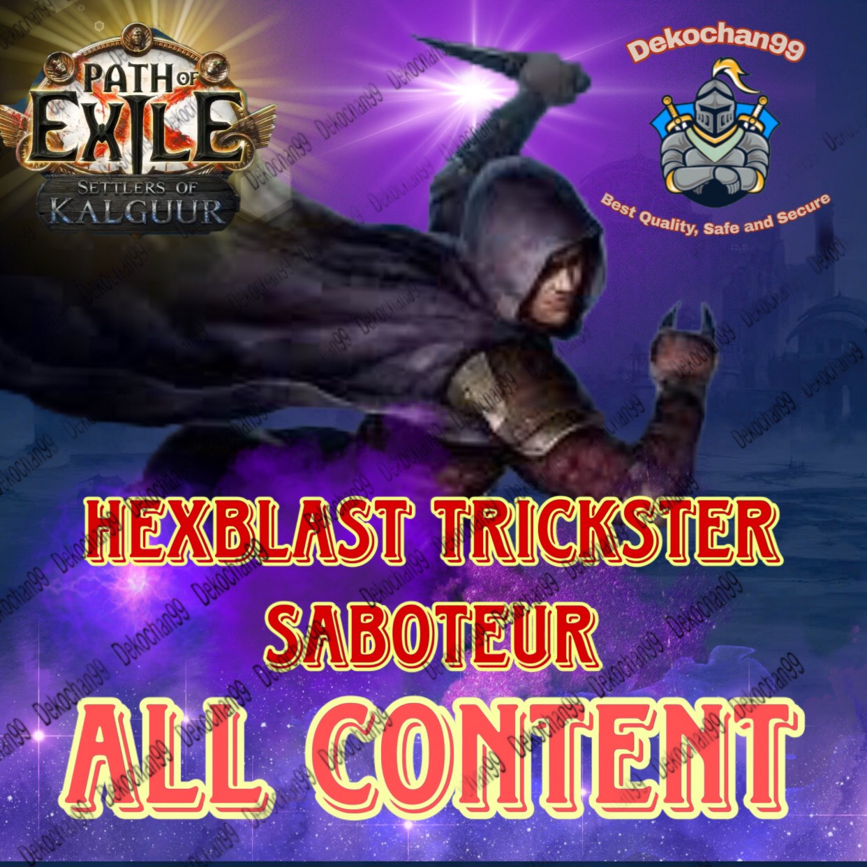 Buy Build Hexblast Trickster/S in PATH OF EXILE Builds - Offer #2430778681
