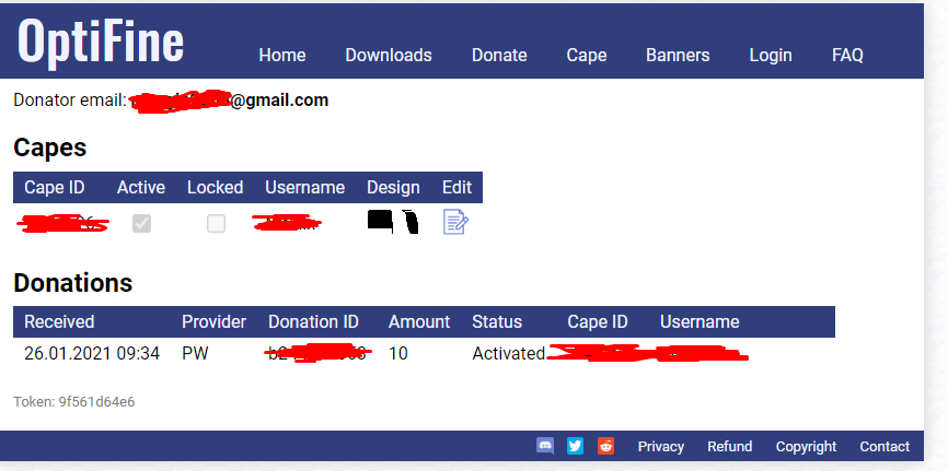 Buy Account cape optifine [ full d in MINECRAFT: HYPIXEL Items - Offer ...