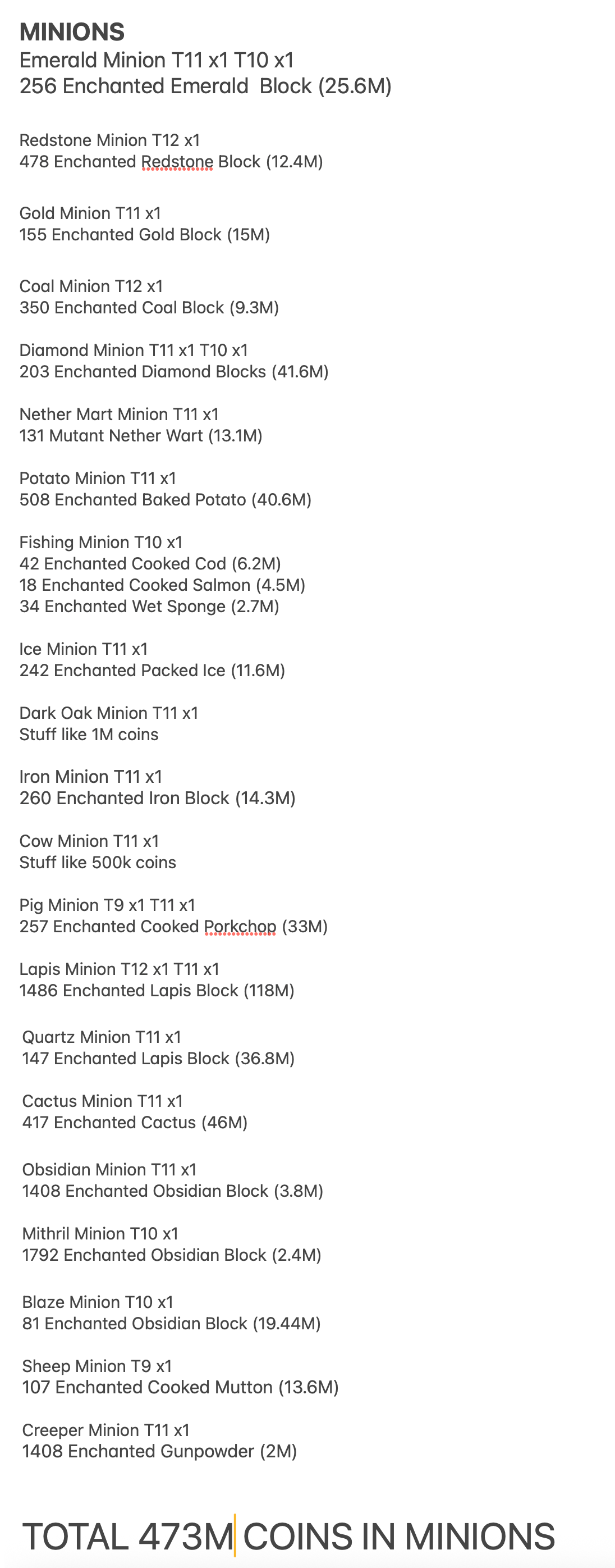 Buy ★ 762M NW | 623M PURSE (473M in MINECRAFT: HYPIXEL Profiles - Offer ...