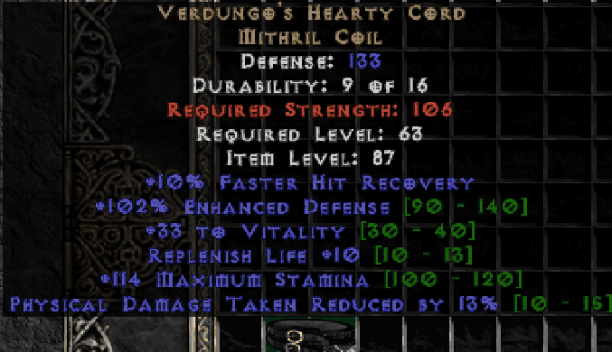 Buy Verdungo's Belt - PD2 Season 8 in PROJECT DIABLO 2 Items - Offer ...