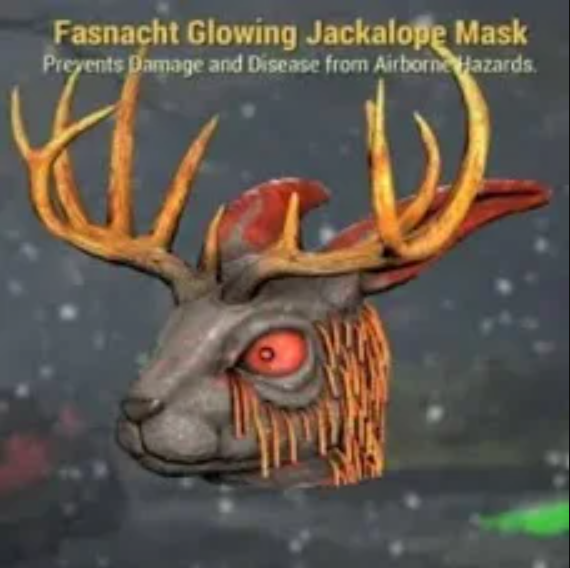 Buy Fasnacht Glowing Jackalope Mas in FALLOUT 76 Items - Offer #256173270
