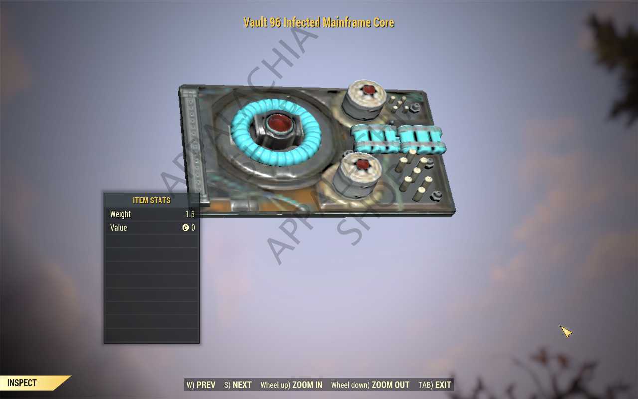 Buy Vault 96 Infected Mainframe Co in FALLOUT 76 Items - Offer #2526143475