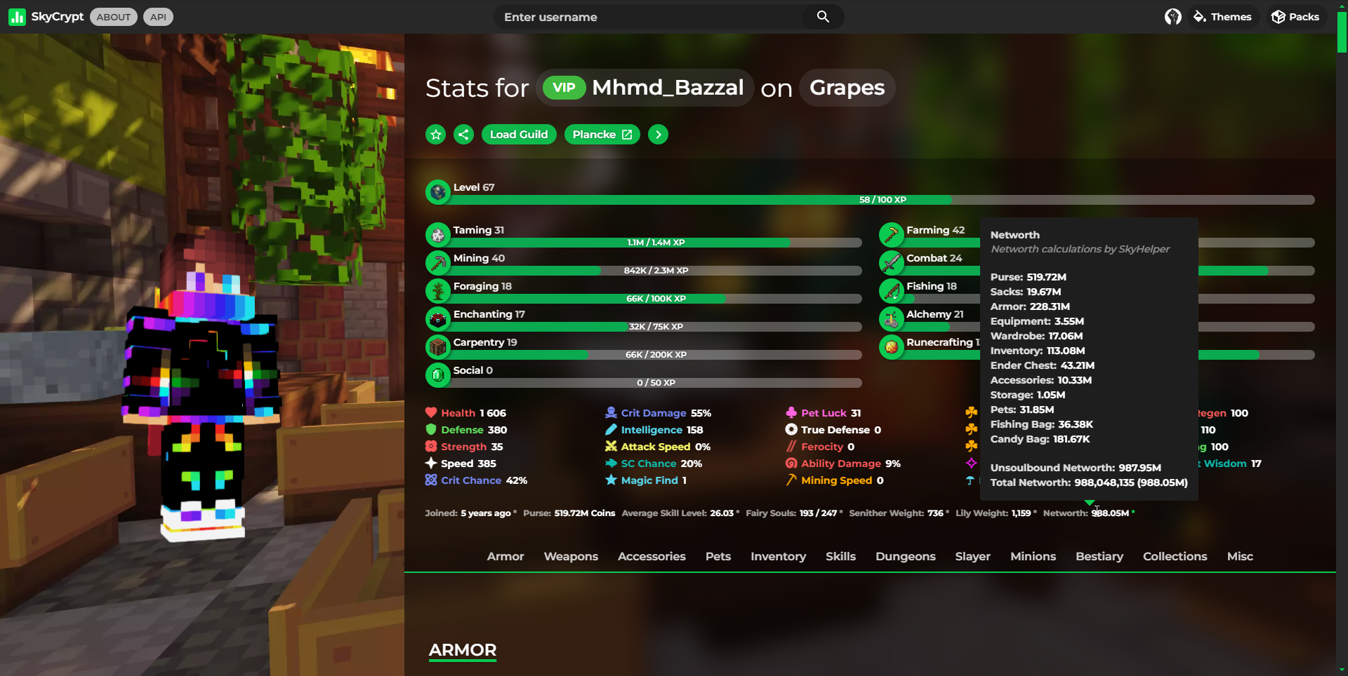 Buy VIP RANK ACC FOR EASY MONE in MINECRAFT: HYPIXEL Accounts - Offer ...