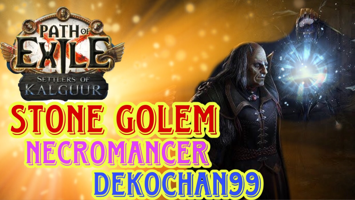 Buy Build Stone Golem Necromanc in PATH OF EXILE Builds - Offer #2430778917