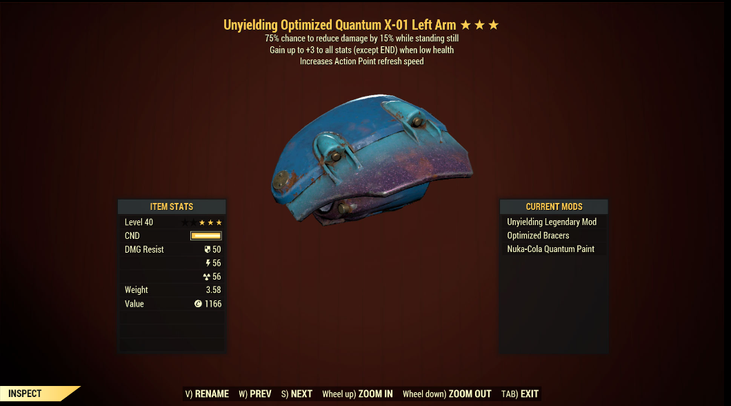 Buy Unyielding Sentinel X-01 Power in FALLOUT 76 Items - Offer #2524648584