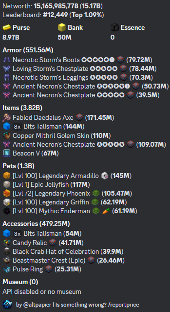 Buy 15.2B Island in MINECRAFT: HYPIXEL Accounts - Offer #2420961368