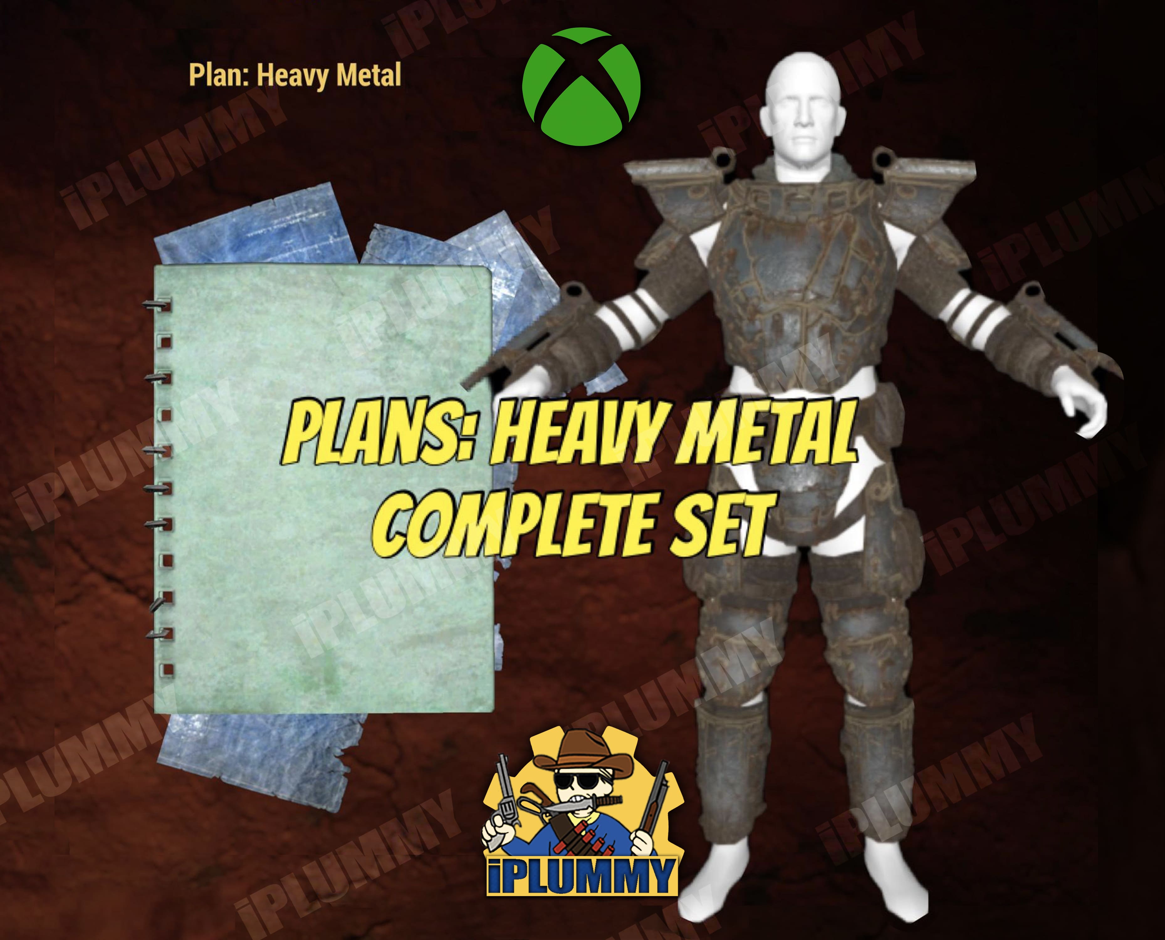 Buy [Xbox] Plan: Heavy Metal Armor in FALLOUT 76 Items - Offer #259754559