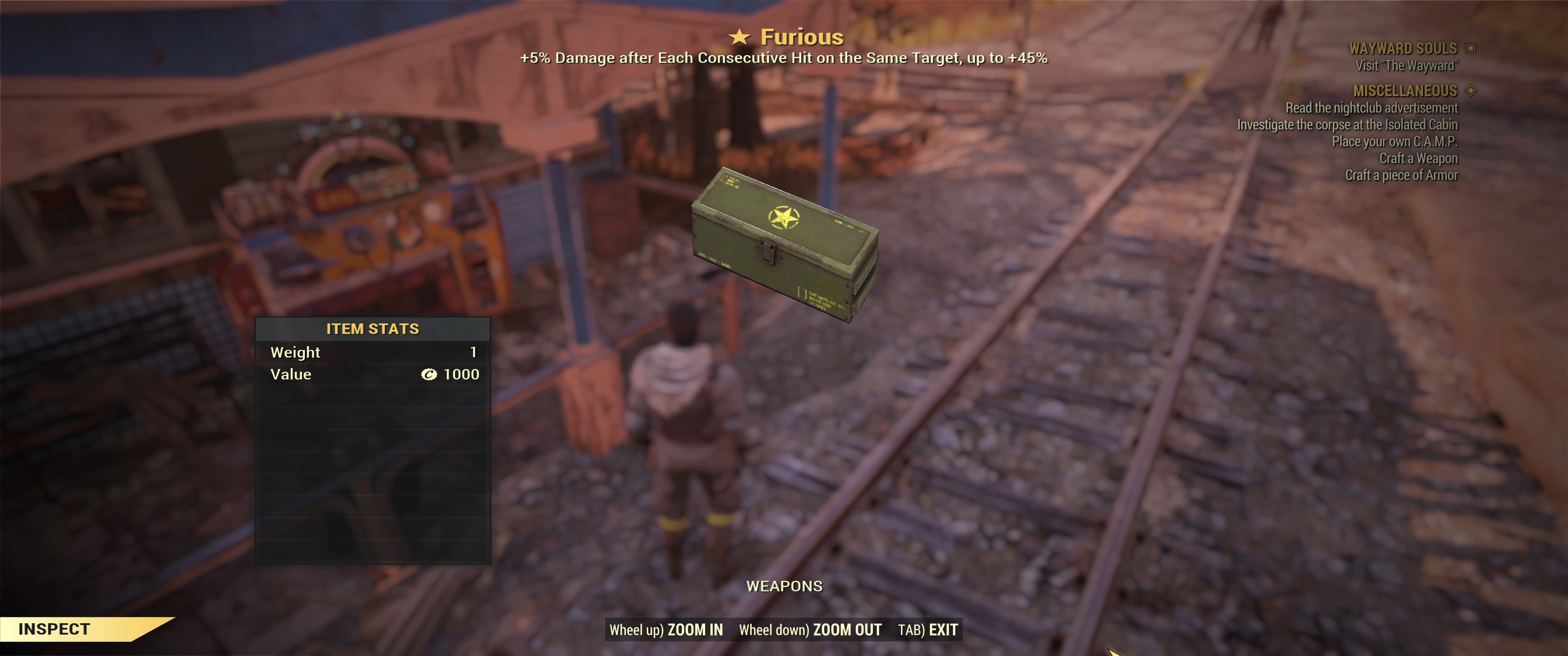 Buy Furious Legendary Mod Box in FALLOUT 76 Items - Offer #251273682