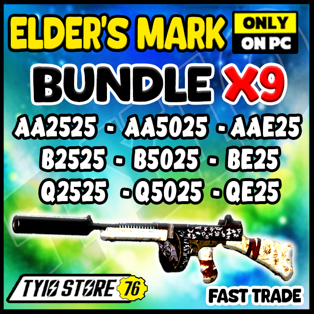 Buy x9 ELDERS Mark bundle ( best k in FALLOUT 76 Items - Offer #2522473450