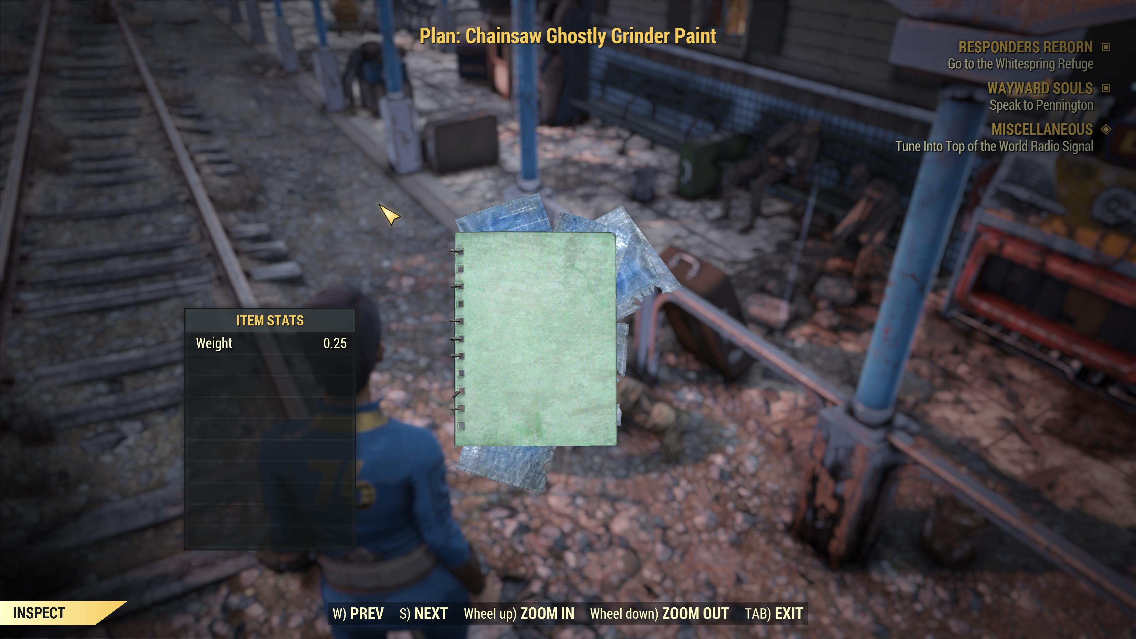 Buy Plan: Chainsaw Ghostly Grinder in FALLOUT 76 Items - Offer #2517677659