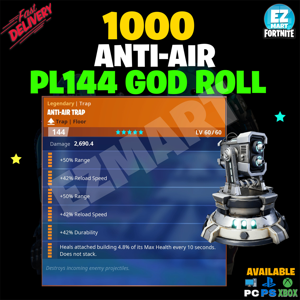 Buy 1000x Anti-Air Traps PL144 5 S in FORTNITE Items - Offer #2330731996