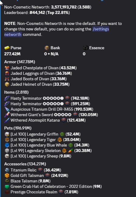 Buy ⭐ MFA ACCOUNT 3.5B NETWORTH in MINECRAFT: HYPIXEL Accounts - Offer ...