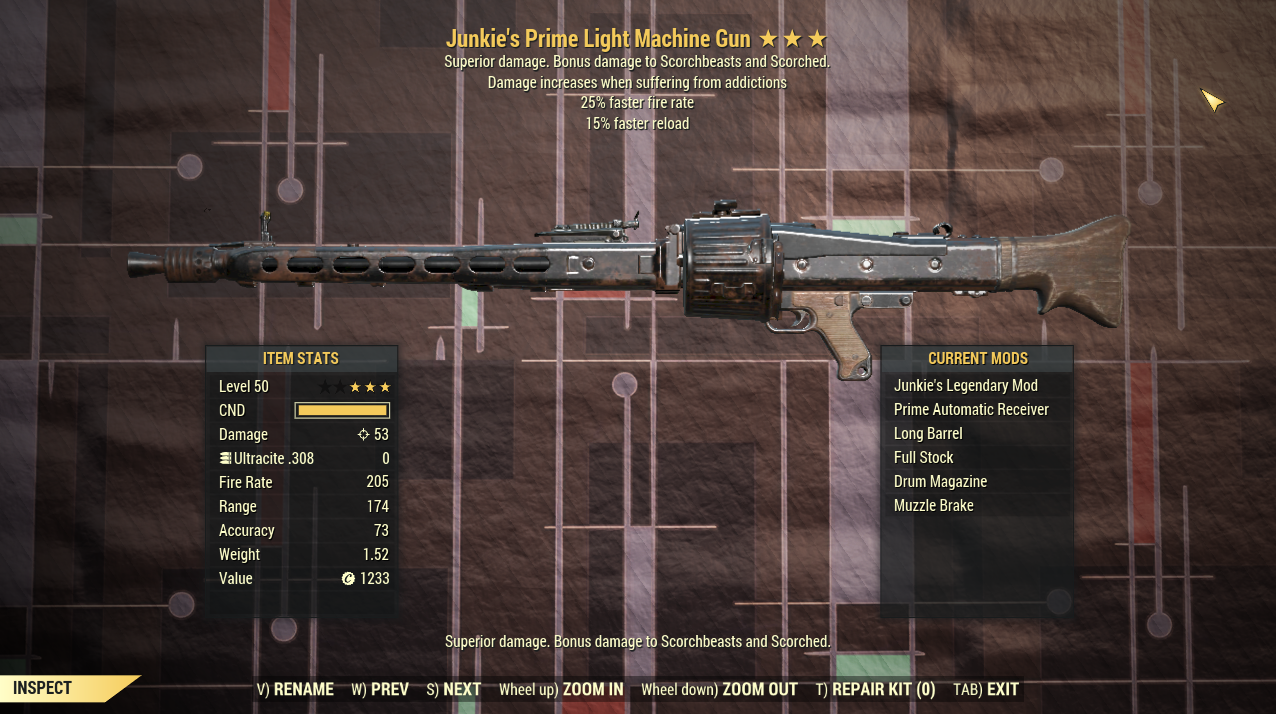 Buy Junkie's 25% Faster Fire Rate in FALLOUT 76 Items - Offer #2425732426