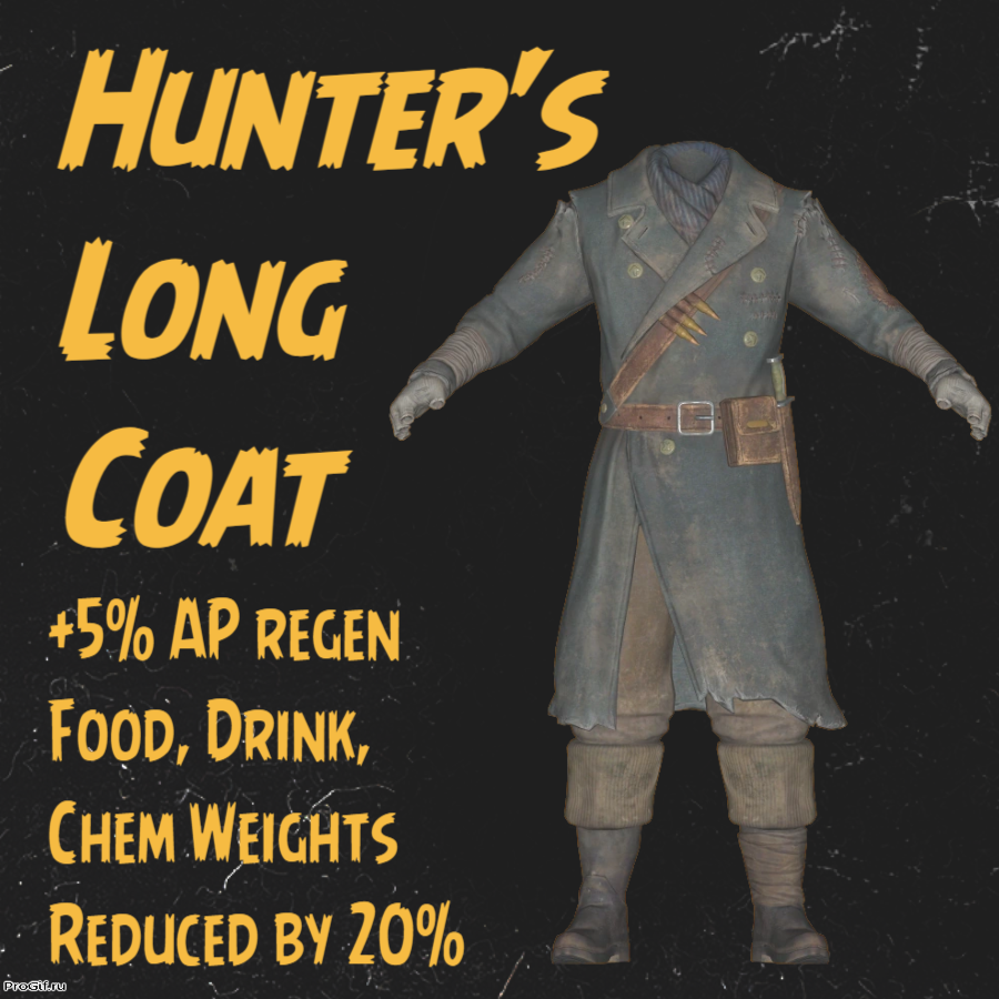 Buy [AP FDCWR] Hunter's Long Coat in FALLOUT 76 Items - Offer #2530416295