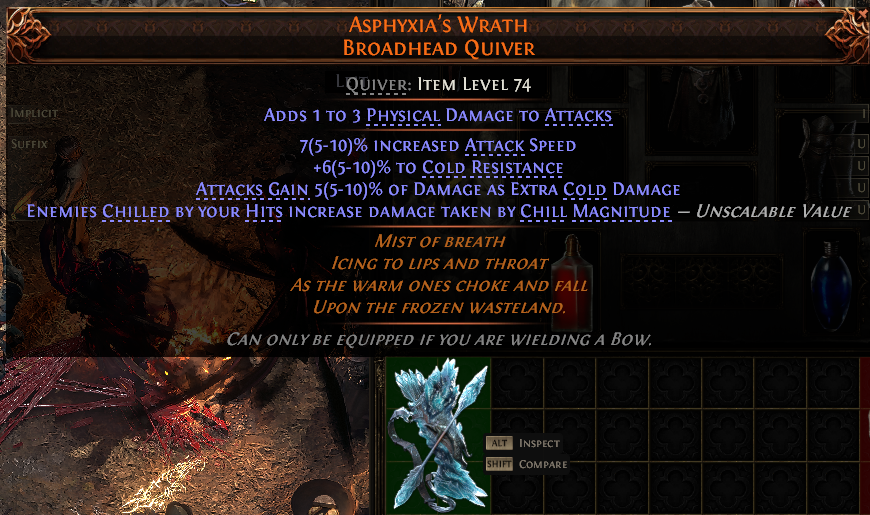 Buy Level 74 ASPHYXIA'S WRATH BROA in PATH OF EXILE 2 Items - Offer ...