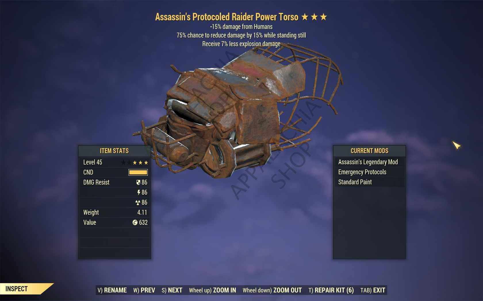 Buy [PVP] Assassin's Sentinel Raid in FALLOUT 76 Items - Offer #2535031592