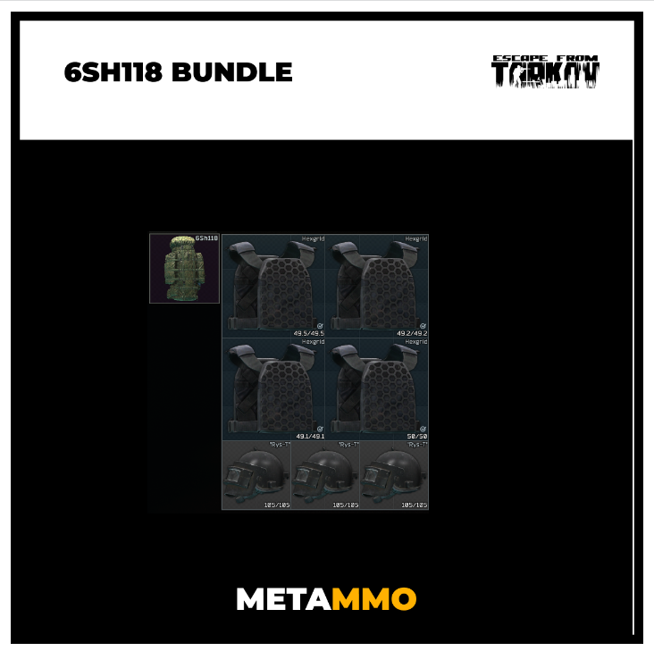 Buy 6Sh118 + 4 x Hexgrid + 3x in ESCAPE FROM TARKOV Items - Offer ...
