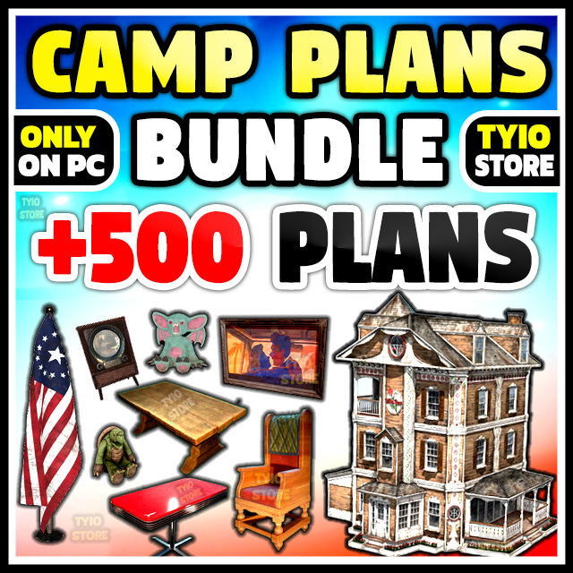 Buy x500 CAMP PLANS BUNDLE in FALLOUT 76 Items - Offer #2530573899