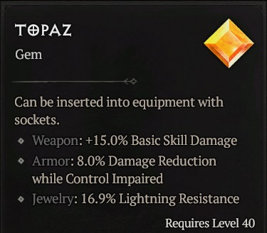 Buy Topaz - Diablo 4 Gems in DIABLO 4 Items - Offer #2418197237