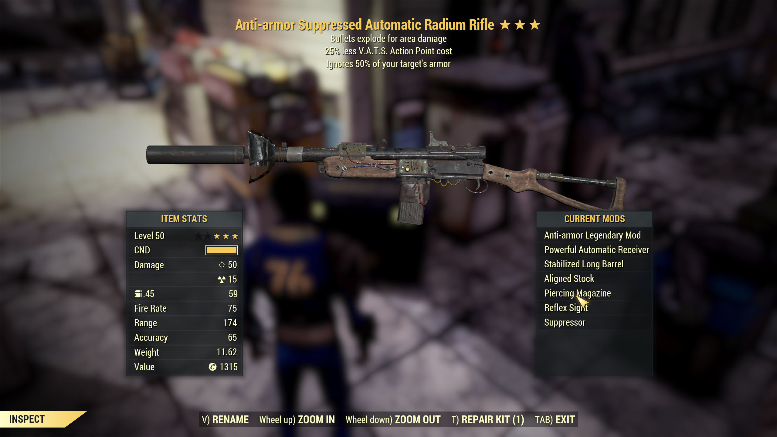 Buy Anti-armor Explosive Radium Ri in FALLOUT 76 Items - Offer #2510867481