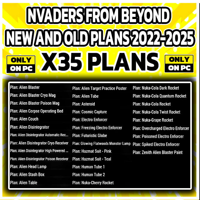 Buy Invaders From Beyond All 35 Pl in FALLOUT 76 Items - Offer #261235007