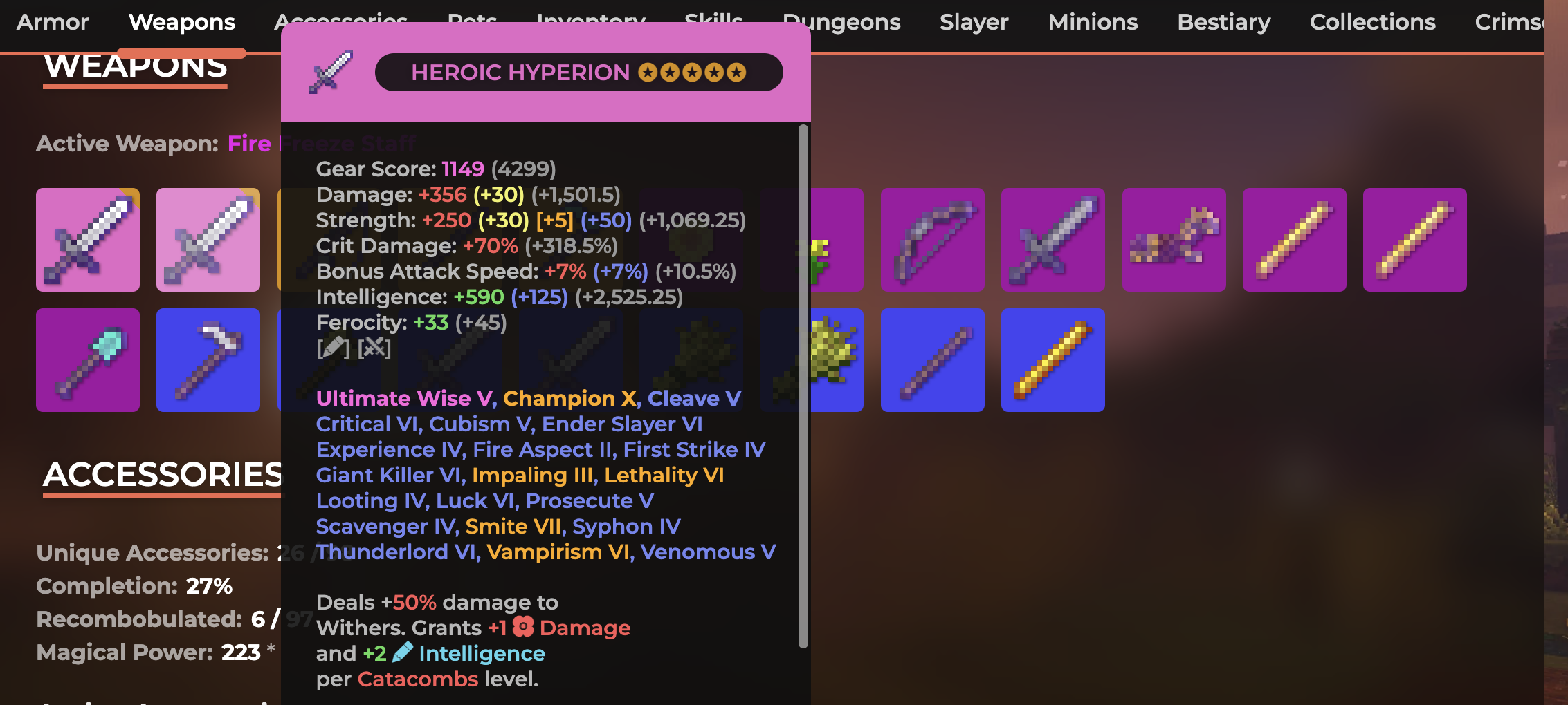 Buy sa43 cata 40.8 nw 4.1b has hyp in MINECRAFT: HYPIXEL Accounts ...