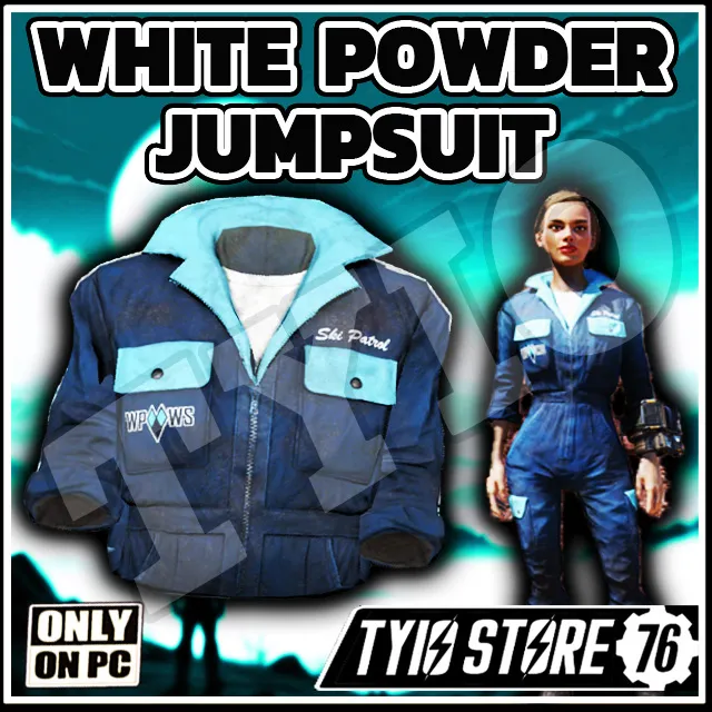 Buy WHITE POWDER JUMPSUIT in FALLOUT 76 Items - Offer #25663489