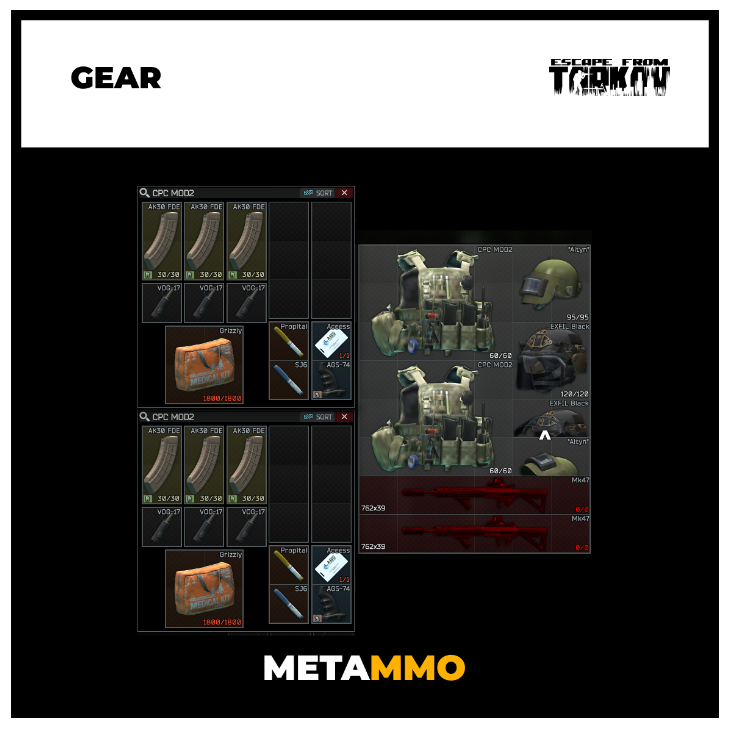 Buy x2 mk47 mutant + x2 CPC MOD in ESCAPE FROM TARKOV Items - Offer ...
