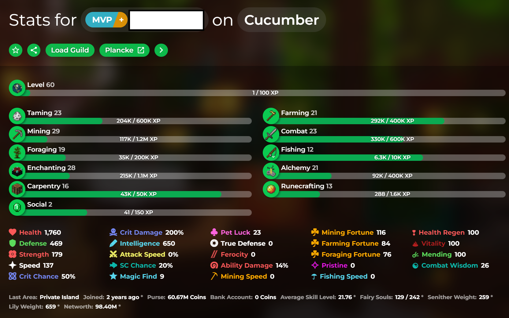 Buy MVP+ / 98M NW / Skill average in MINECRAFT: HYPIXEL Accounts - Offer #249753822