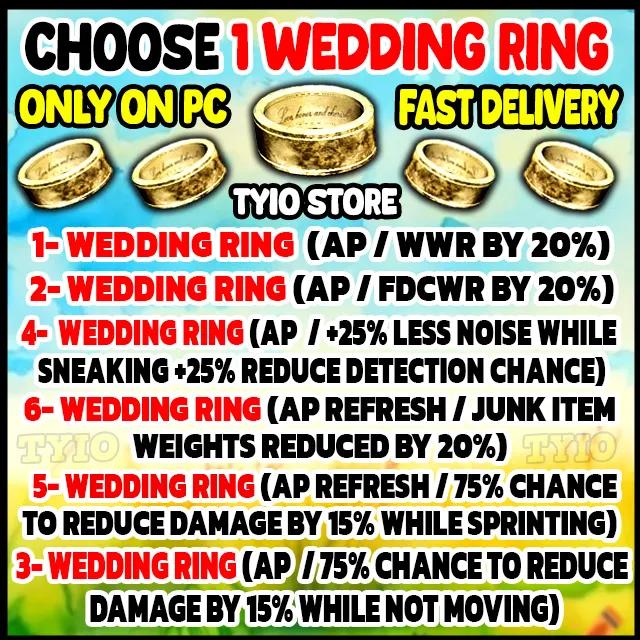 Buy WEDDING RING in FALLOUT 76 Items - Offer #2523254079