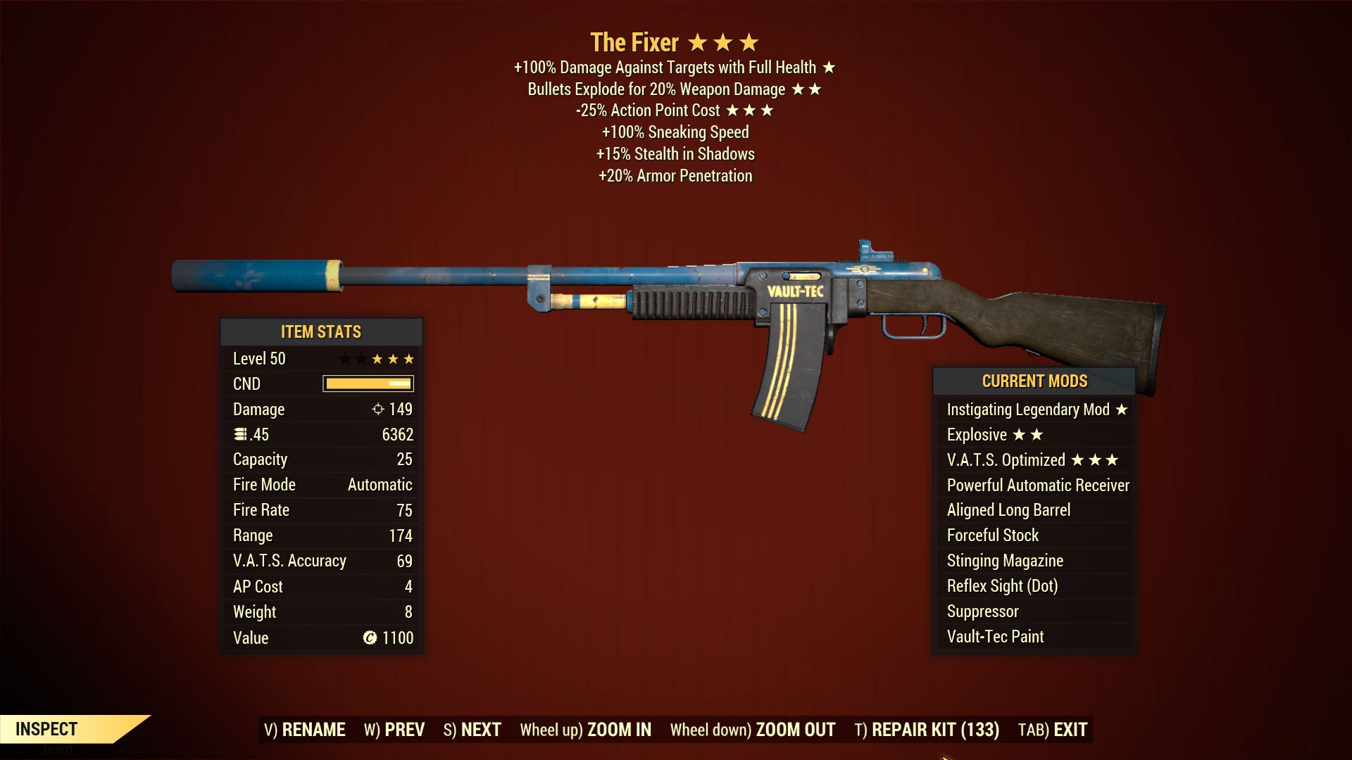 Buy Instigating Explosive The Fixe in FALLOUT 76 Items - Offer #2512393343