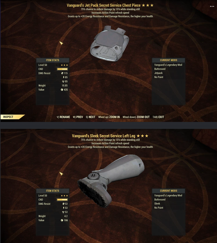 Buy Vanguard's Sentinel Secret Ser in FALLOUT 76 Items - Offer #2320852080