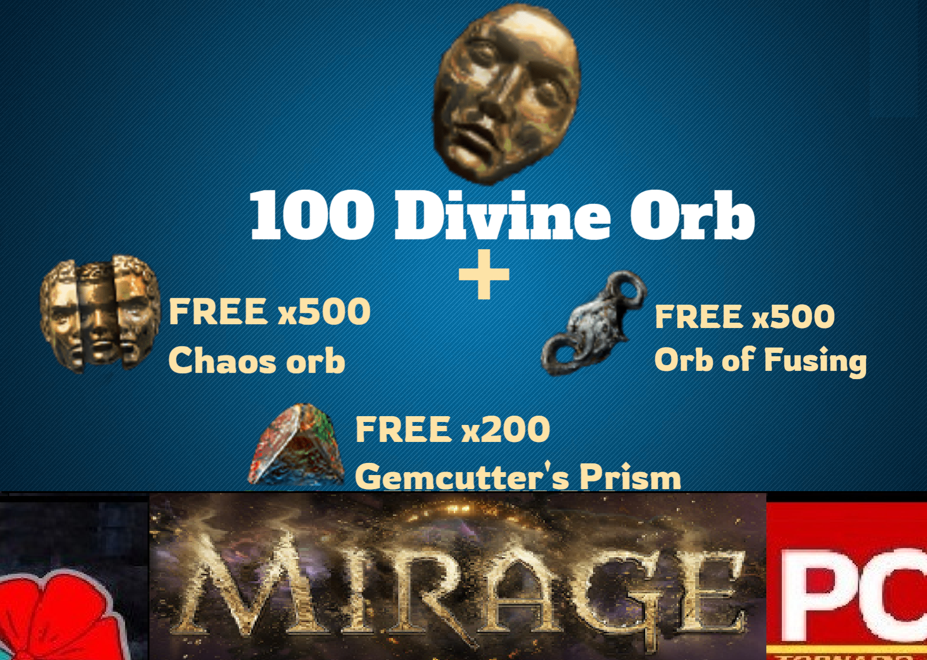 Buy {NICE PACK}: 100 Div + Free(50 in PATH OF EXILE Currency - Offer ...