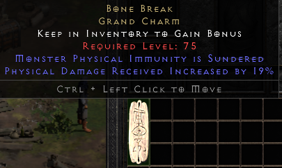 Buy Physical Sunder Charm Bone Bre in DIABLO 2 RESURRECTED Items ...