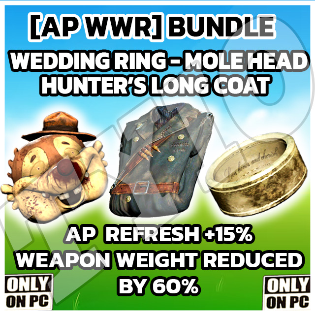 Buy [ AP WWR BUNDLE ] Wedding Ring in FALLOUT 76 Items - Offer #2523720064