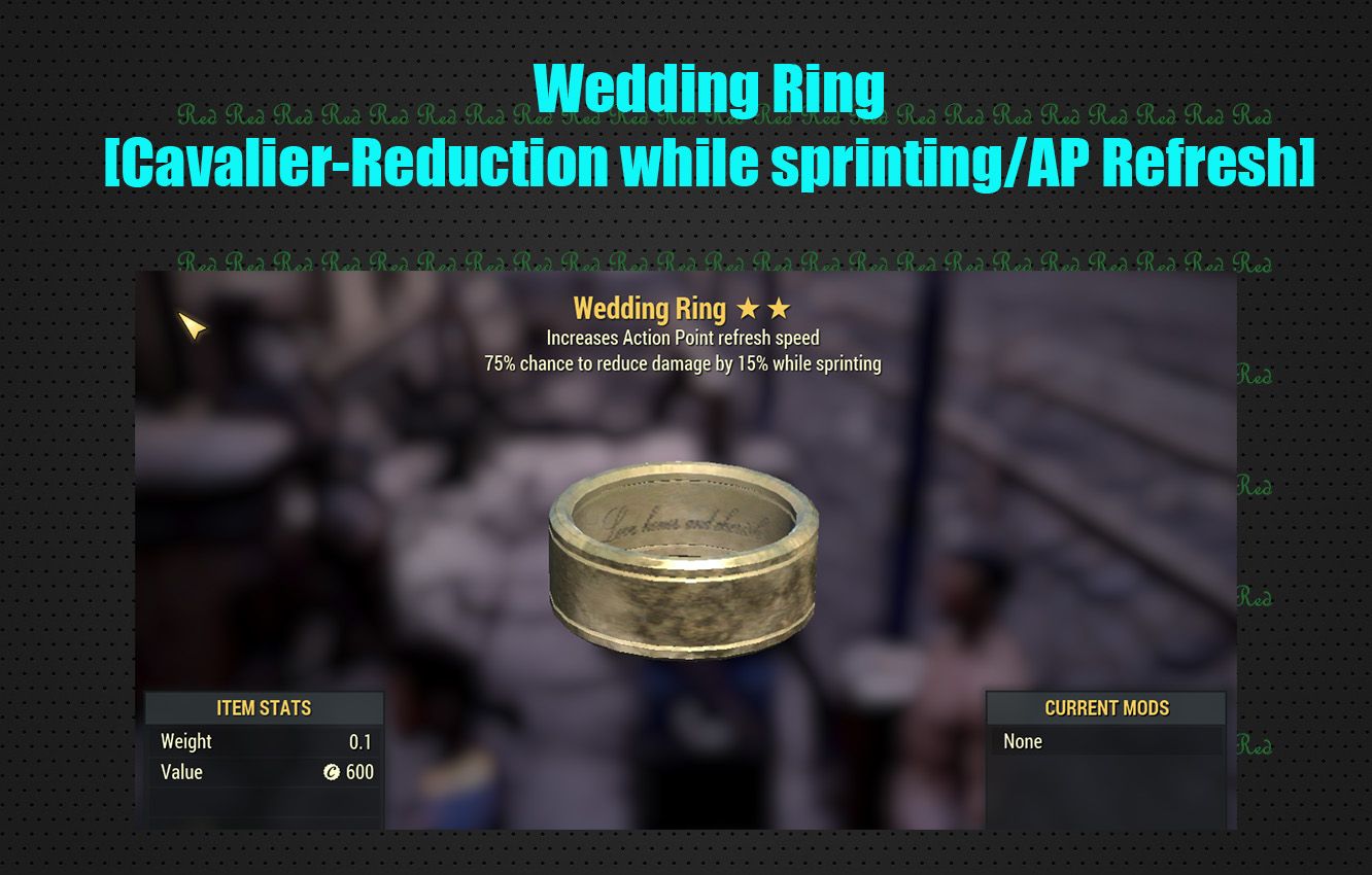 Buy Wedding Ring 50 lvl [Cavalier- in FALLOUT 76 Items - Offer #253030243