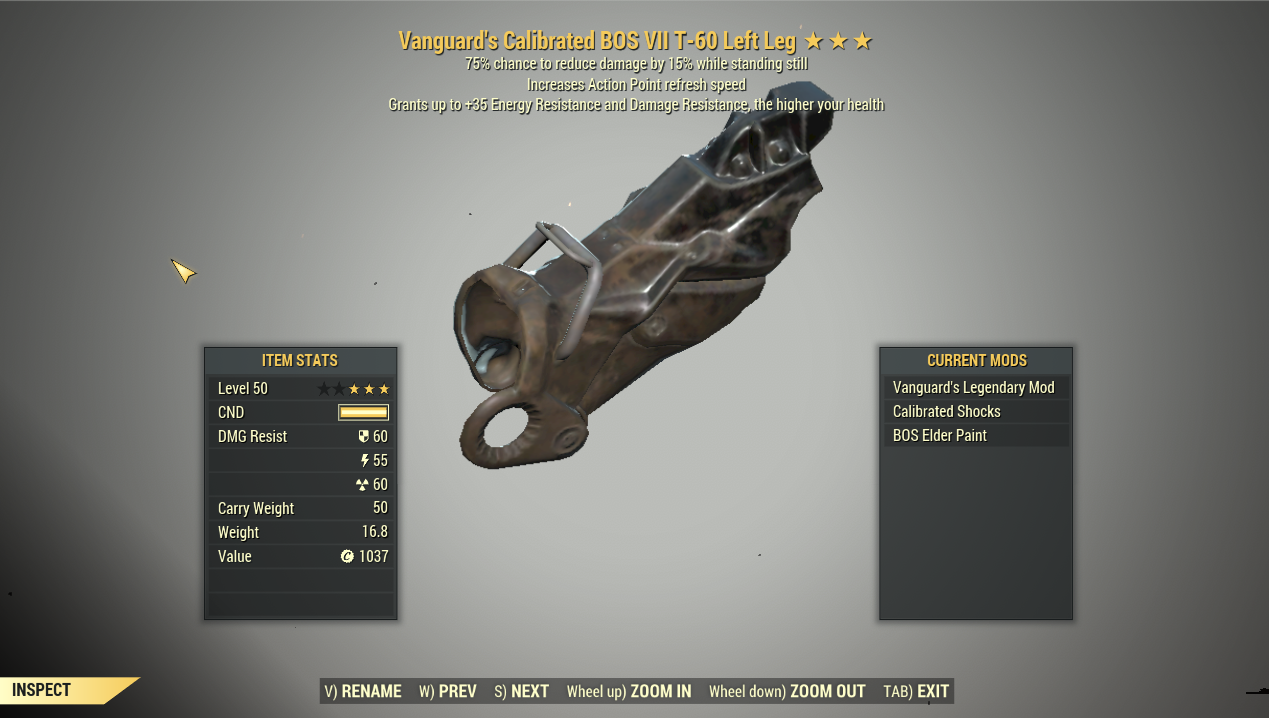 Buy [Power Armor Set] Vanguard's T in FALLOUT 76 Items - Offer #2422690007