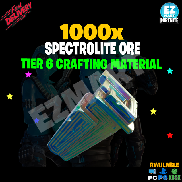 Buy 1,000x Spectrolite Ore - [PC, in FORTNITE Items - Offer #254548507
