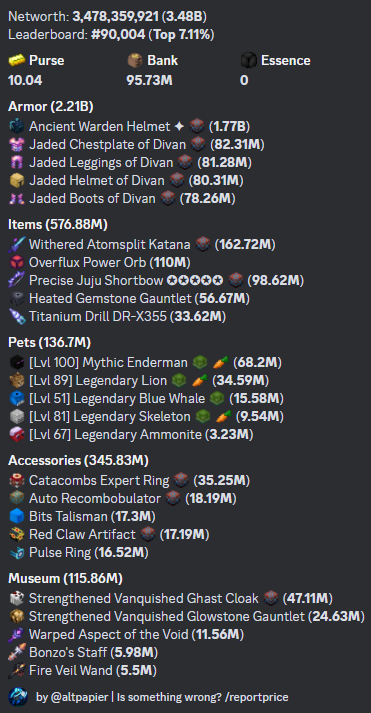 Buy 3.5B (1.2B Unsoulbound) Island in MINECRAFT: HYPIXEL Profiles ...