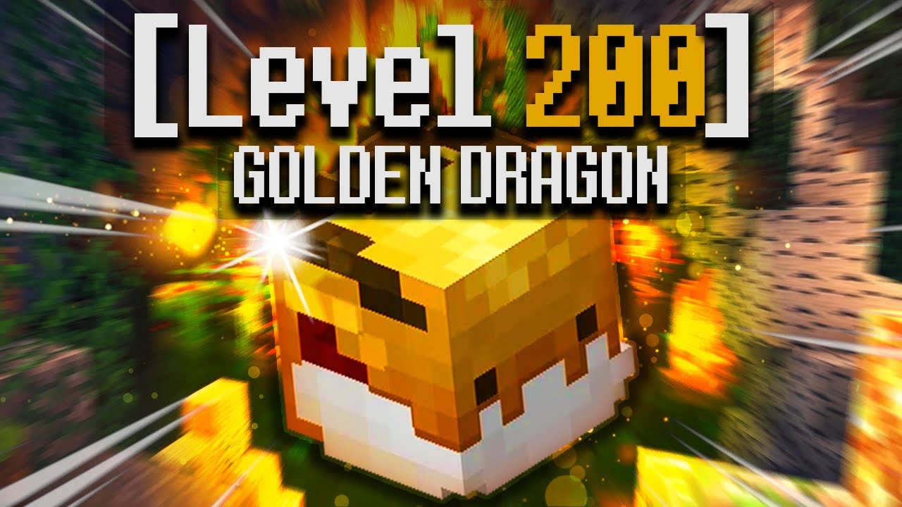 Buy GOLDEN DRAGON 200LVL + LEGENDA in MINECRAFT: HYPIXEL Items - Offer ...