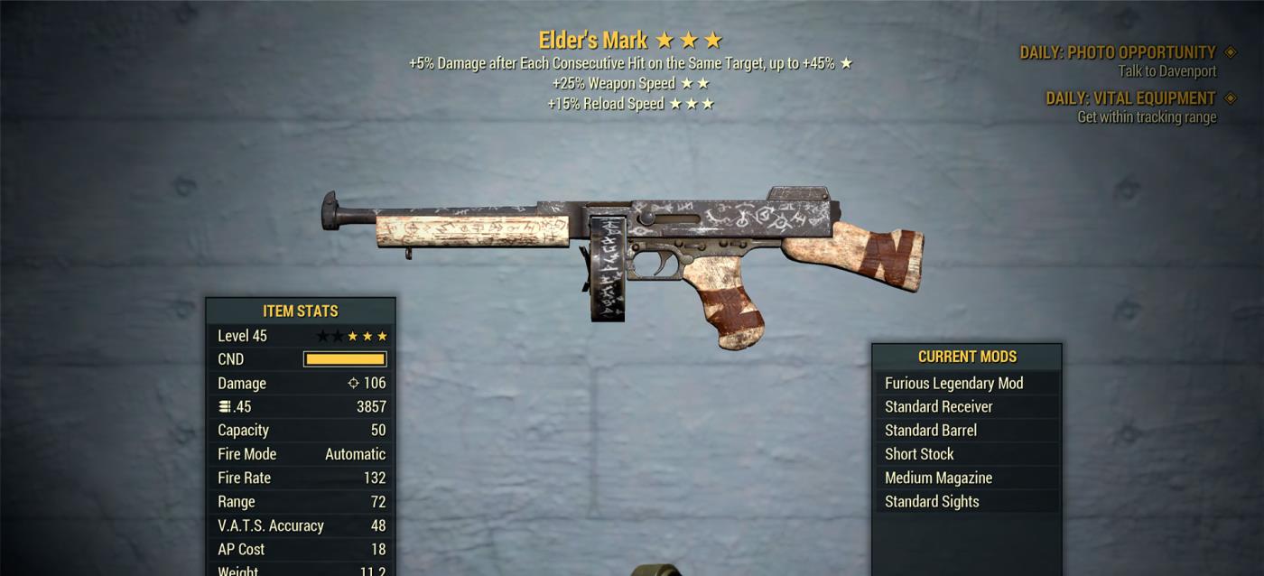Buy Once in a Blue Moon Weapon Eve in FALLOUT 76 Items - Offer #2514614000