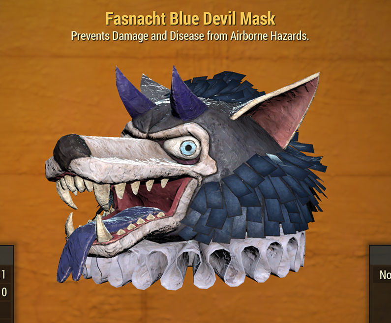 Buy New Fasnacht Masks 4in1 Bundle in FALLOUT 76 Items - Offer #2616944506