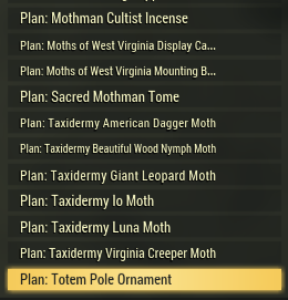 Buy [The Mothman Equinox] x36 All in FALLOUT 76 Items - Offer #251995362