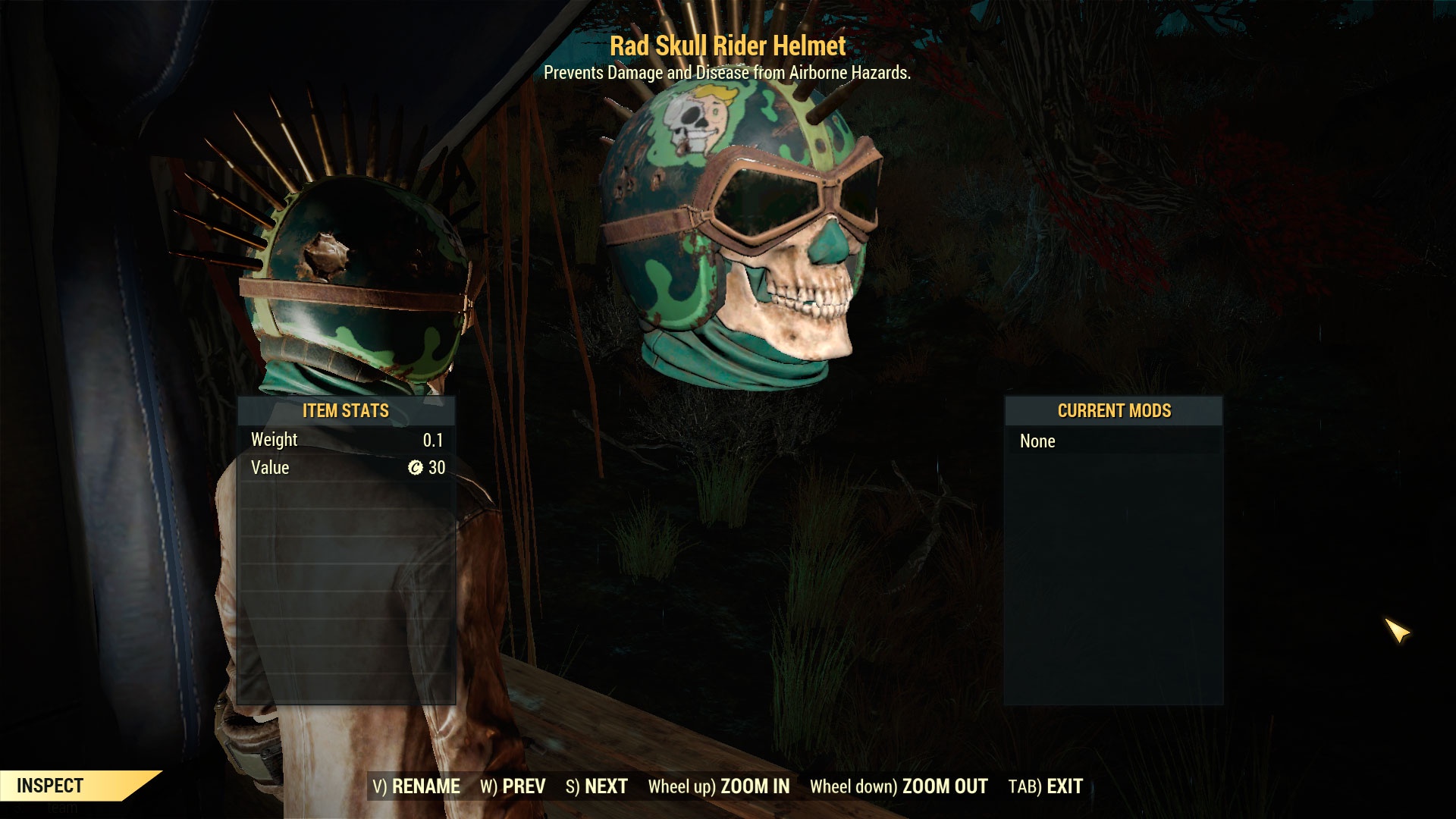 Buy [PS] Rad Skull Rider Helmet Pl in FALLOUT 76 Items - Offer #251071978