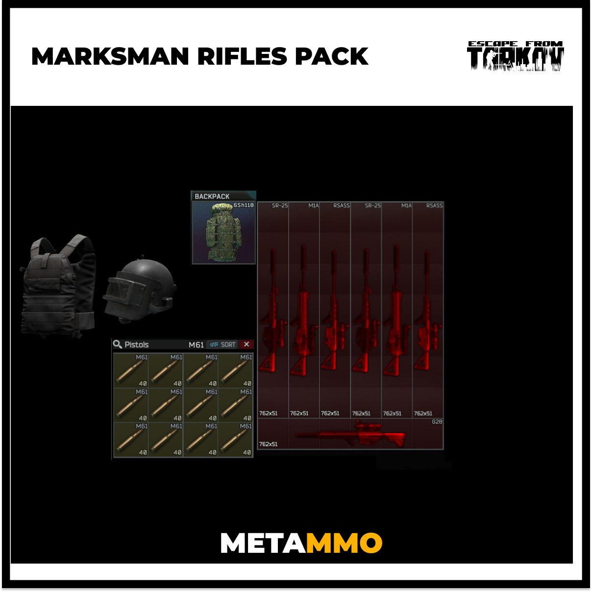Buy ☑️ MARKSMAN RIFLES GEAR PA in ESCAPE FROM TARKOV Items - Offer ...