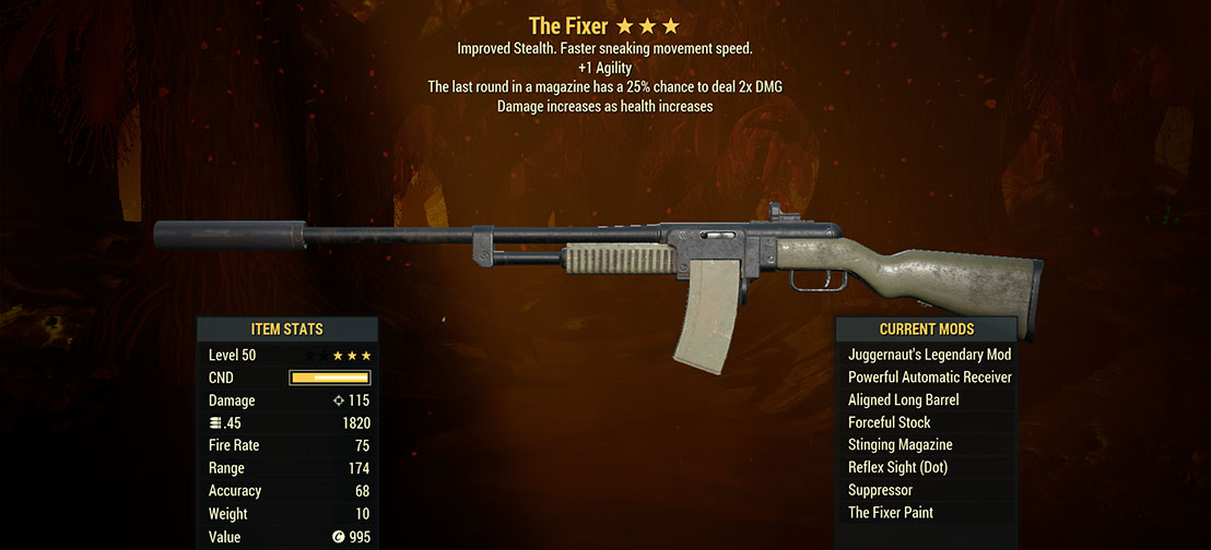 Buy Juggernaut's The Fixer (Last S in FALLOUT 76 Items - Offer #251870343