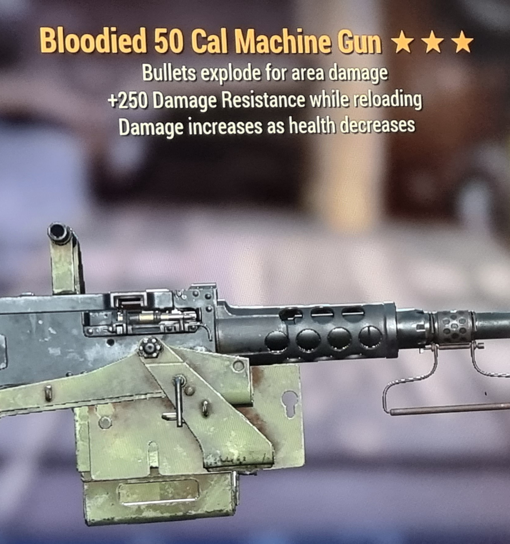 50 Caliber Machine Gun Damage